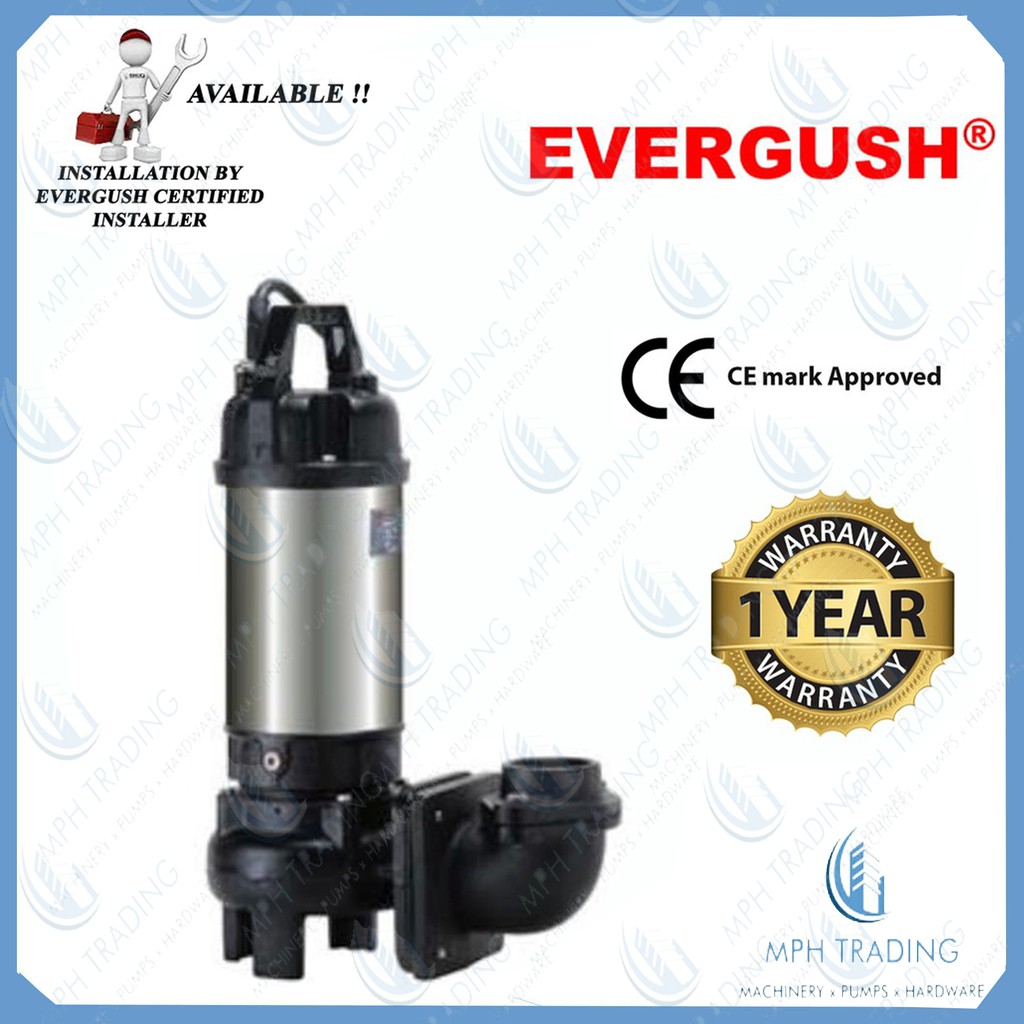 Evergush EF-20T EF20T Multipurpose Koi Pond Submersible Sewage Water ...