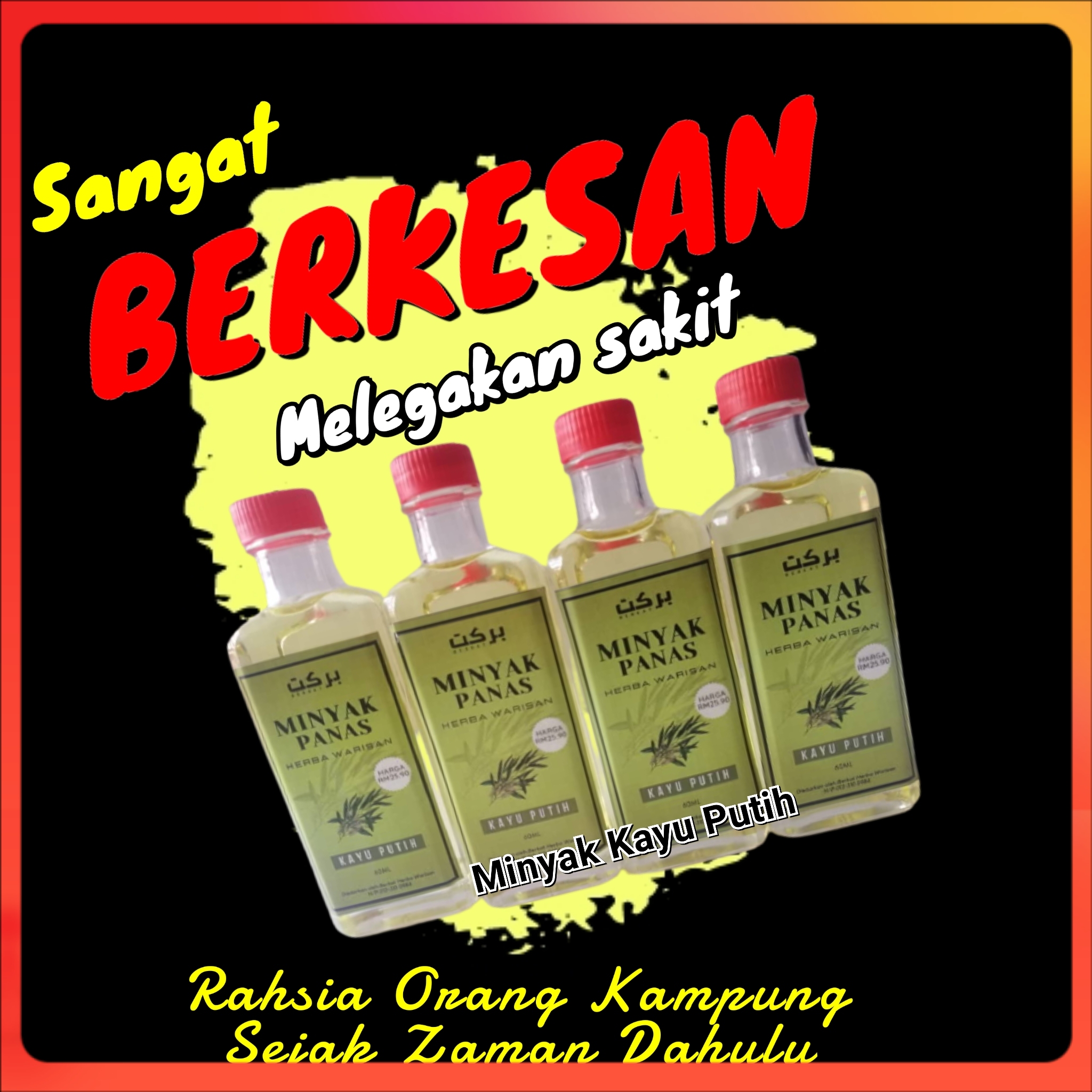 🔥 TERAPI SARAF 🔥Minyak Kayu Putih Minyak Panas Minyak Urut Panas Minyak ...