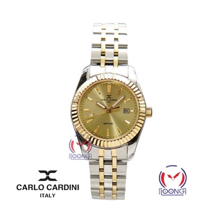 Carlo Cardini 304L-BIC-2 304M-BIC-2 Analog Stainless Steel Bracelet ...