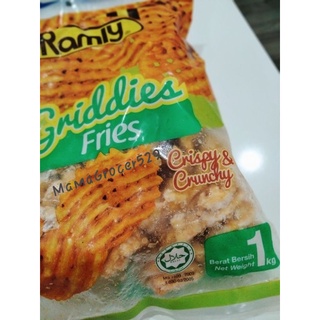 Ramly Griddies Fries - 1kg pack (KLANG VALLEY ONLY) | Shopee Malaysia