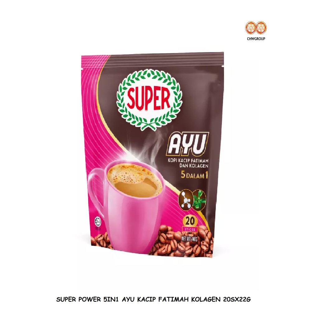 SUPER Ayu 5in1 Coffee with Kacip Fatimah and Collagen 20 Sticks ...