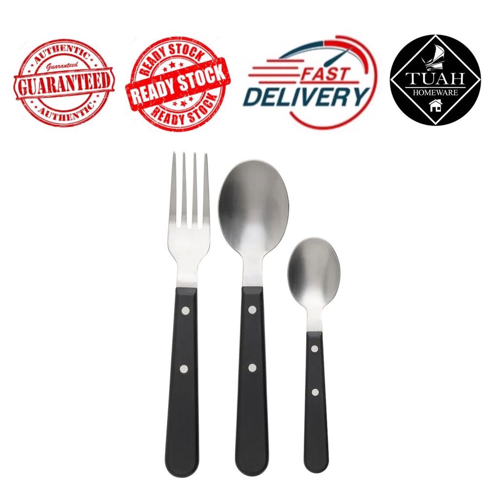 IKEA LIVNÄRA / LIVNARA 18 Piece Cutlery Set | Shopee Malaysia