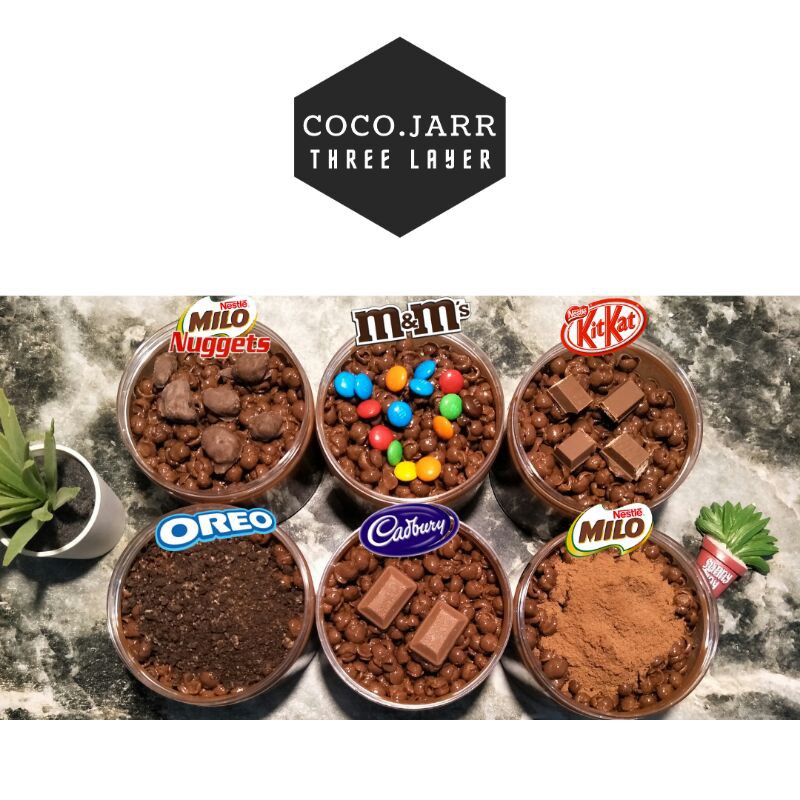 CHOCOJAR VIRAL MURAH PREMIUM WITH THREE LAYER CEREAL FREE TOPPING ...