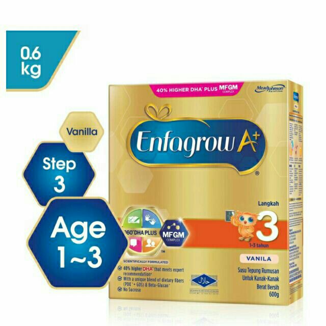 Enfagrow A+ Step 3 Original/Vanilla 600g | Shopee Malaysia