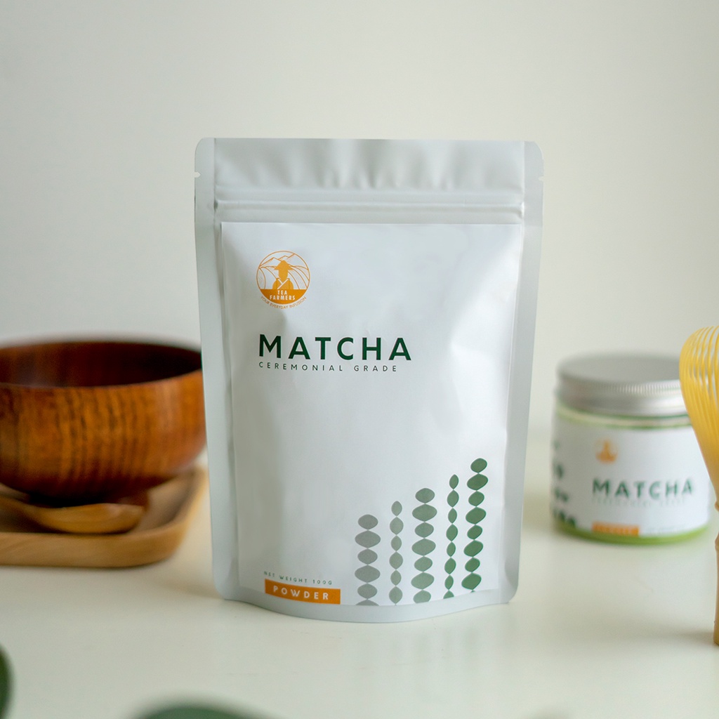 Japan Ceremonial Grade Matcha Powder Halal Certified Tea Farmers (100g ...