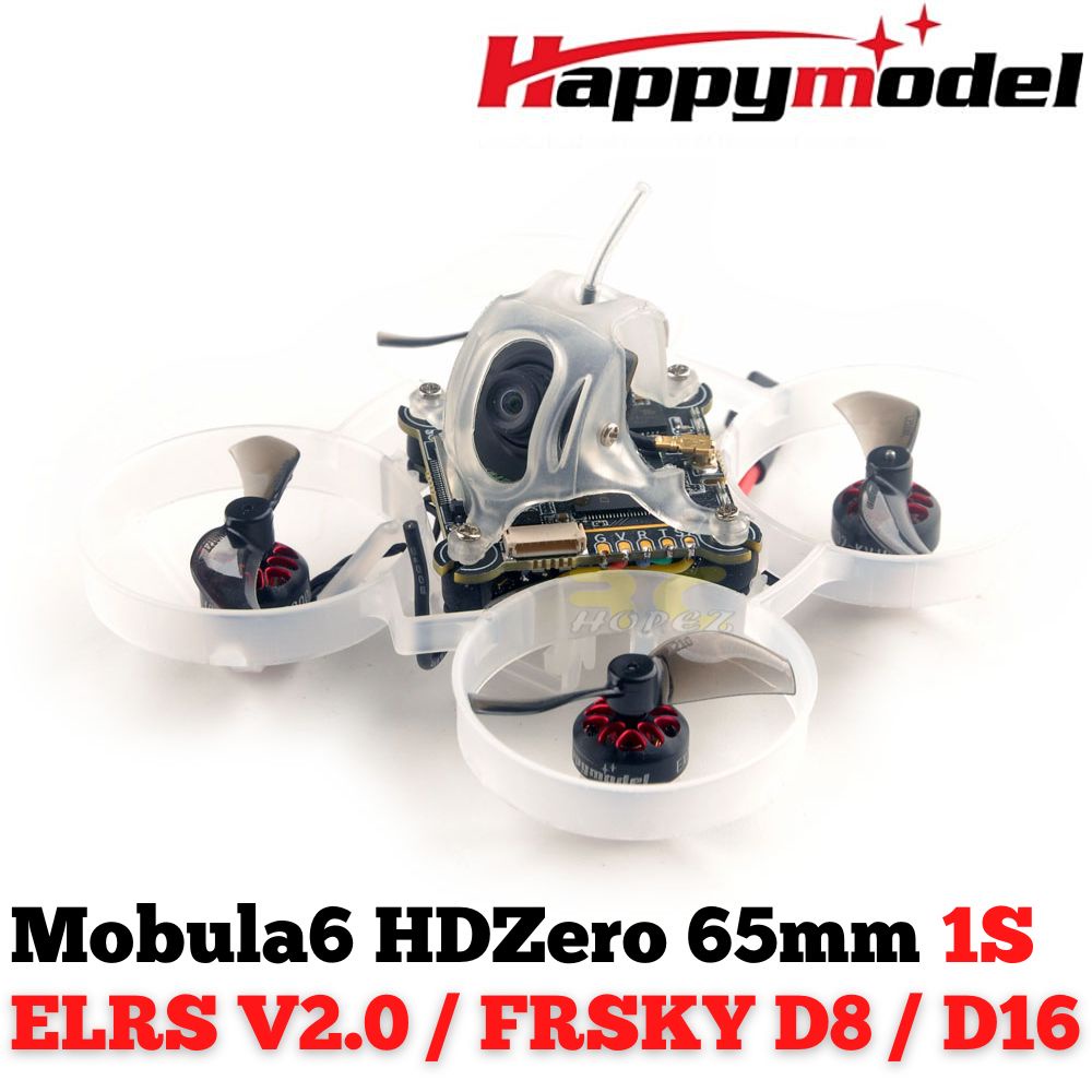 Happymodel Mobula6 HDZero 65mm HD 1S Brushless whoop with HDZero Nano Lite Camera ELRS/Frsky ...