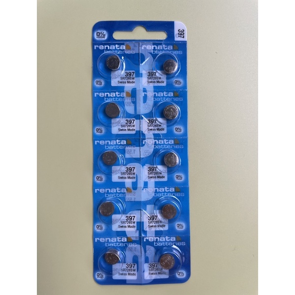 Renata 397 SR726SW 1.55v Button Battery SR 726 W 726SW SR726 ( Price Is ...
