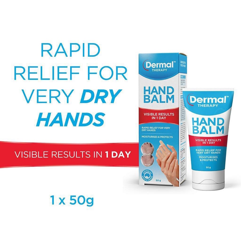 [TY PHARMACY] Dermal Therapy Hand Balm 50g (Rapid relief for very dry ...