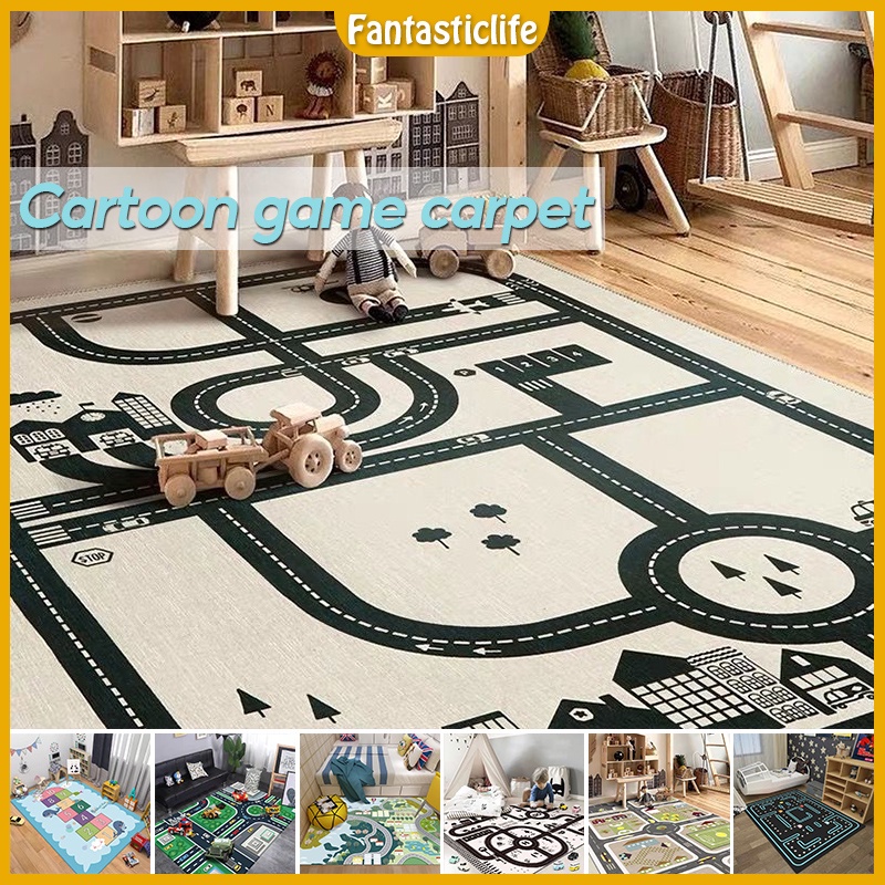 Cartoon rugs Game mat children’s room game rugs cute cartoon patterns ...