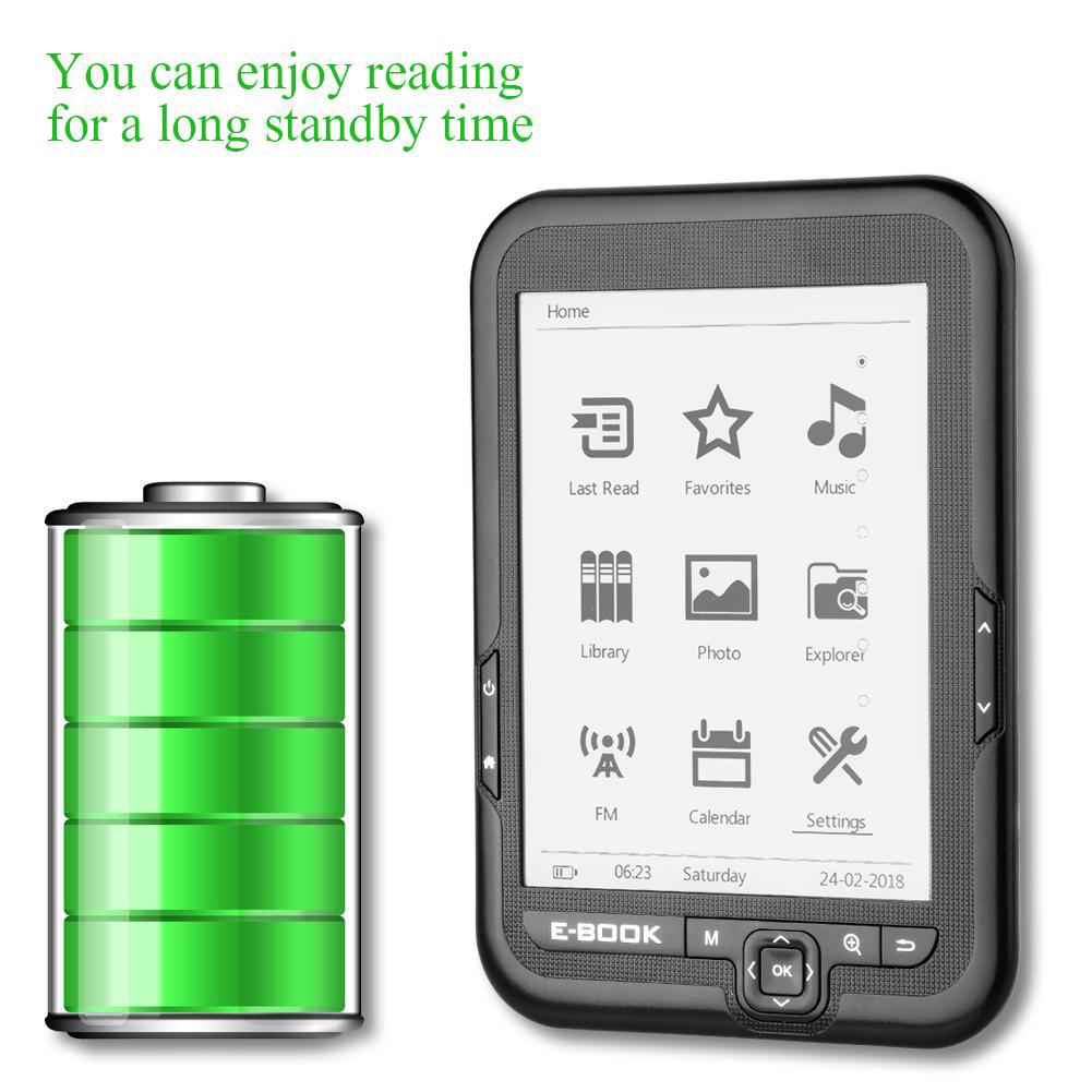 Portable E-paper E-ink 6 inch E-reader E-book Reader Paperwhite ...