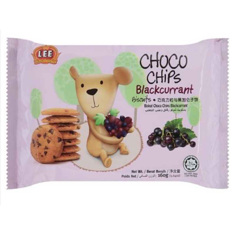 Lee Choco Chip BlackCurrant Cookies 160g | Shopee Malaysia