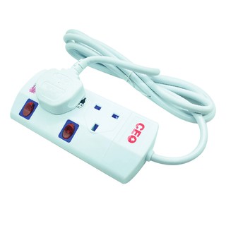 (SIRIM APPROVED) 2 GANG 2 METER Trailing Socket Extension Plug ...