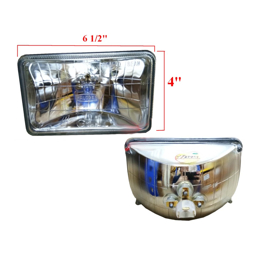 SEALED BEAM 4652/6001 3PIN SESUAI UNTUK SEMUA CAR/LORRY 12V/24V ...