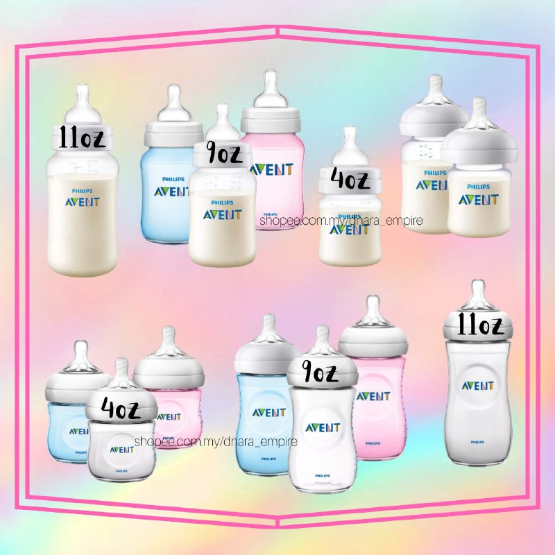 BOTOL SUSU PHILIPS AVENT NATURAL CLASSIC+ MILK BOTTLE COMBO JIMAT ...