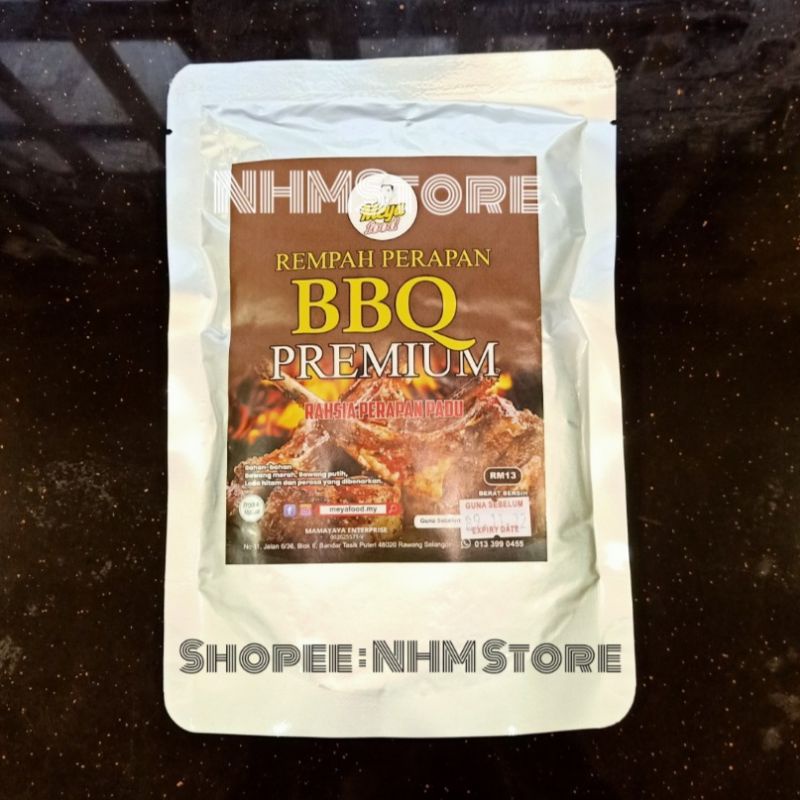 Rempah Perapan BBQ Premium Meyafood Sos Perapan BBQ Pes Ayam BBQ Paste ...