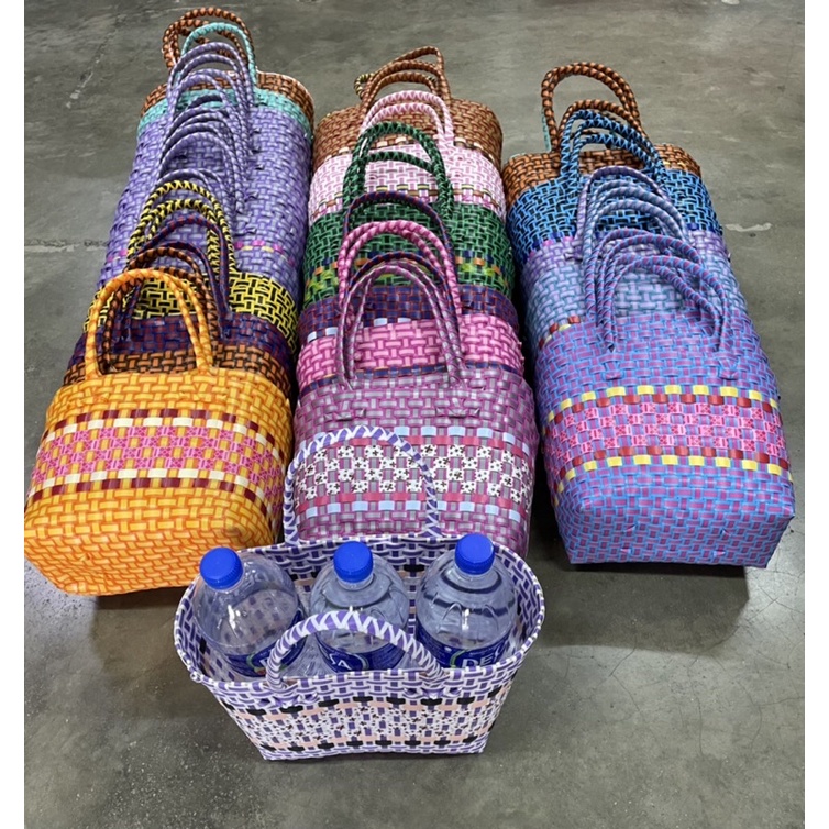 Beg Anyaman Plastik Kecil / Plastic Wooven Bag / Beg Murah / Cheap ...