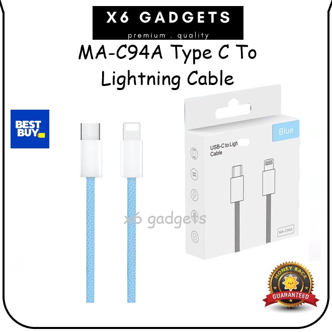 [ READY STOCK ] MA-C94A 20W PD TYPE C TO FRUIT CABLE MACARON COLOUR ...