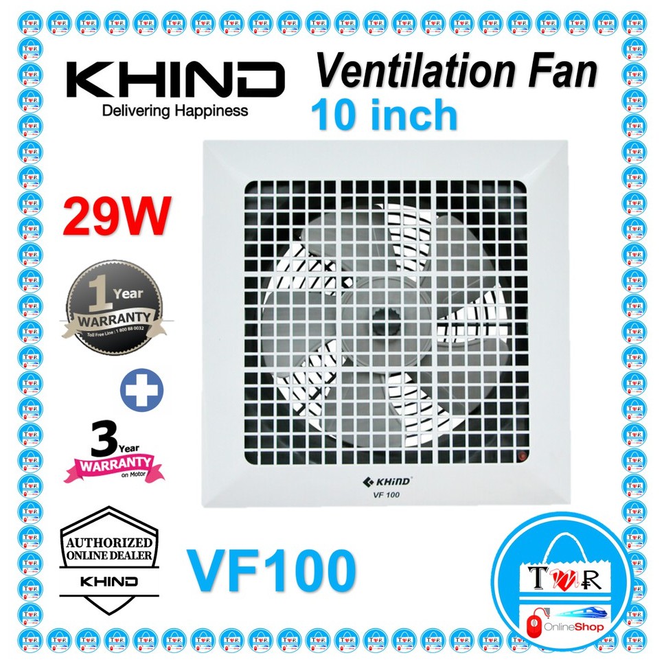 Khind 10" Ventilation Fan Ceiling Type VF100 / VF102 | Shopee Malaysia