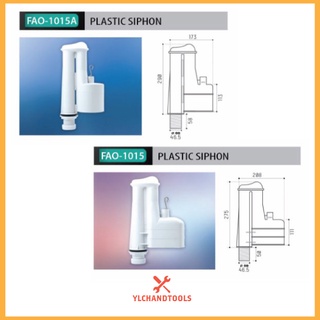 *TECHPLAS* TOILET CISTERN PLASTIC SIPHON / PUMP TANGKI TANDAS Pam ...