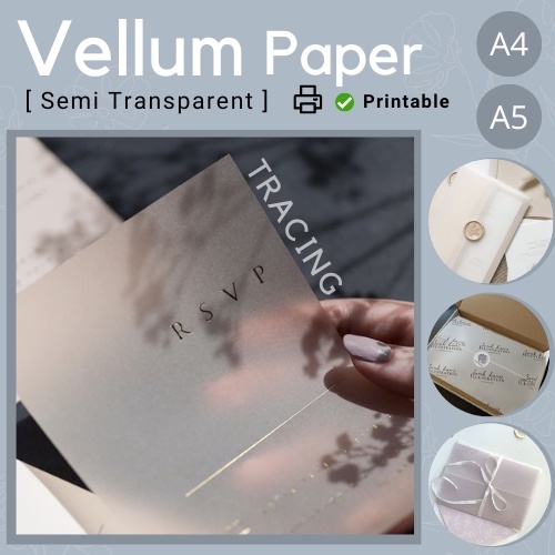 [ 25/ 50 /100 PCS ] A5, A4, A3 Size Quality Tracing Paper/ Vellum Paper ...