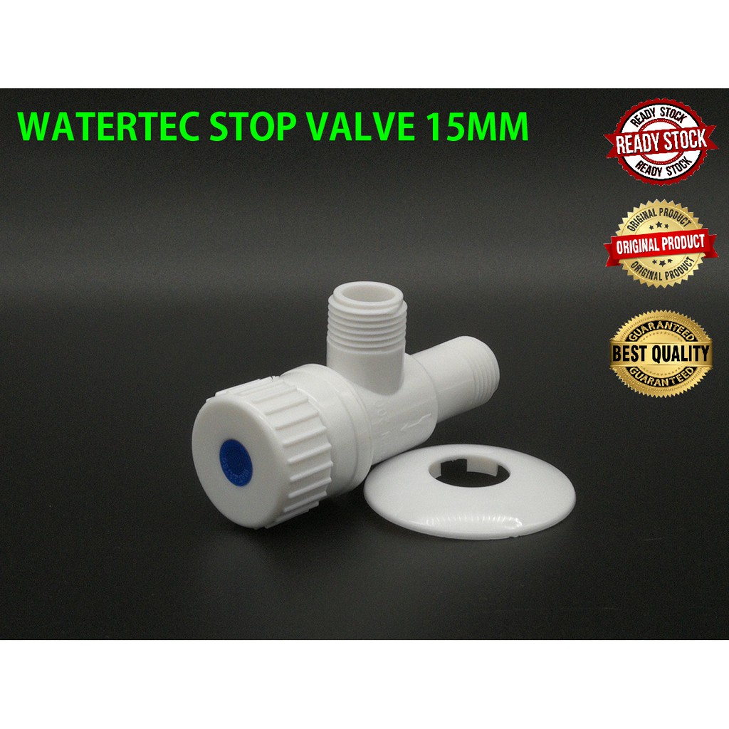 Watertec 15mm pvc stop valve angle cock angle valve | BeeCost
