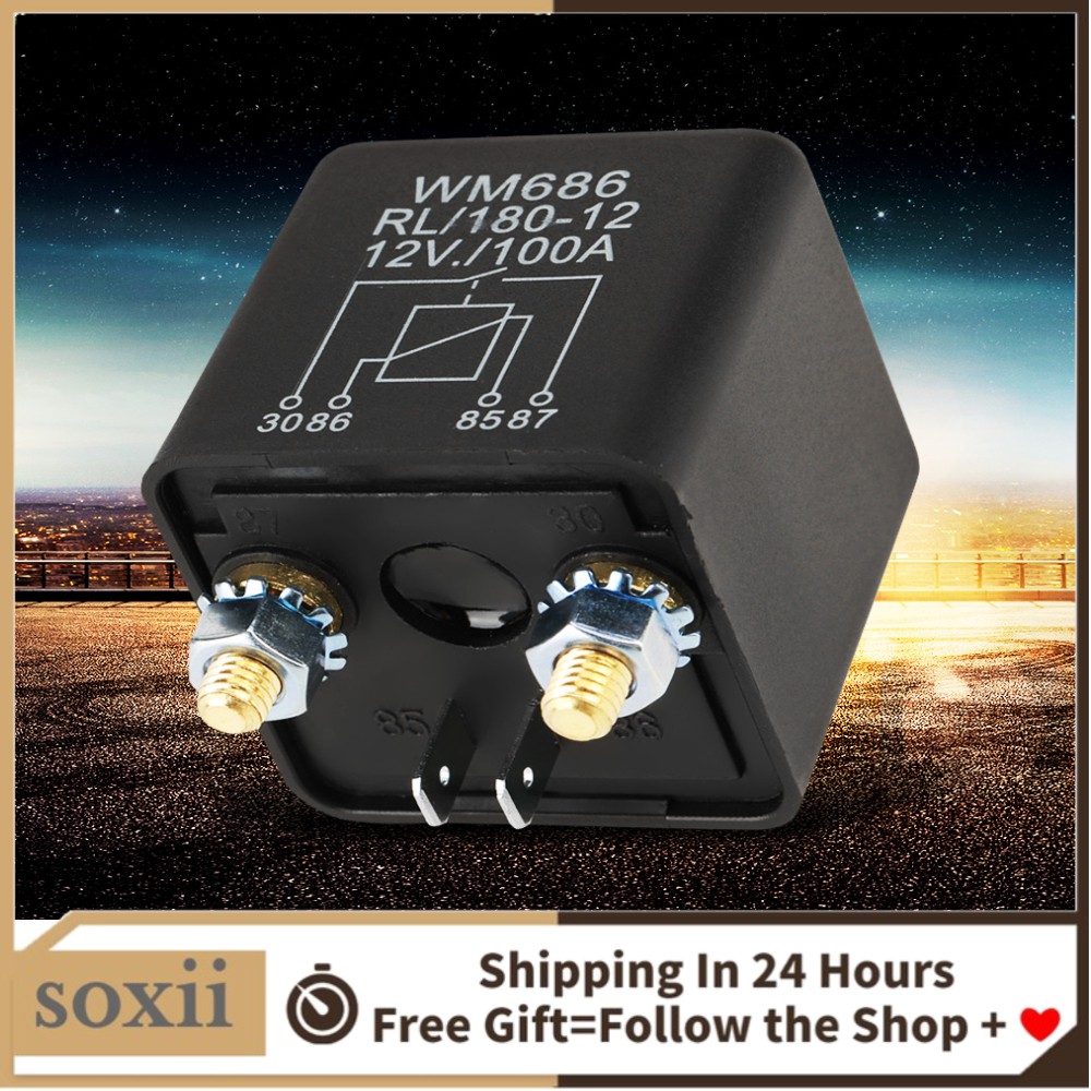 [ REDUCTION MYR 9.06 ] Soxii 12v 100a normal open heavy duty car ...