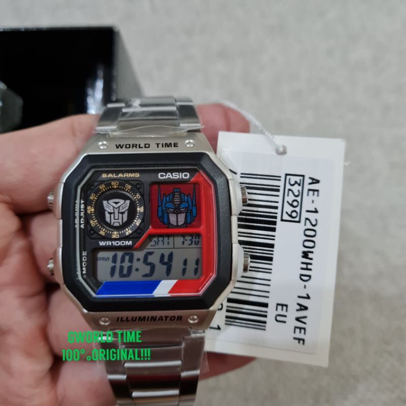 CASIO TRANSFORMERS AE-1200WHD-1A/AE-1200WHD-1AV/AE-1200WHD CUSTOMISE ...