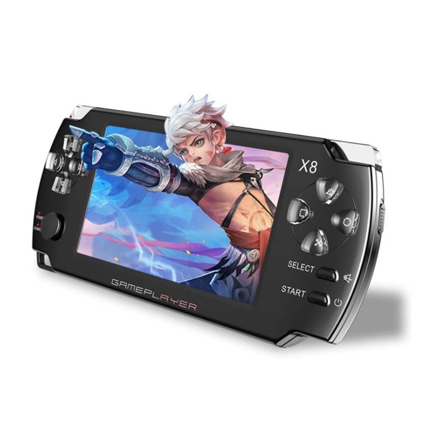 🔥HOT🔥Ready Stock NEW Touch Screen PSP X8 PMP Ultra-Thin Handheld Game ...