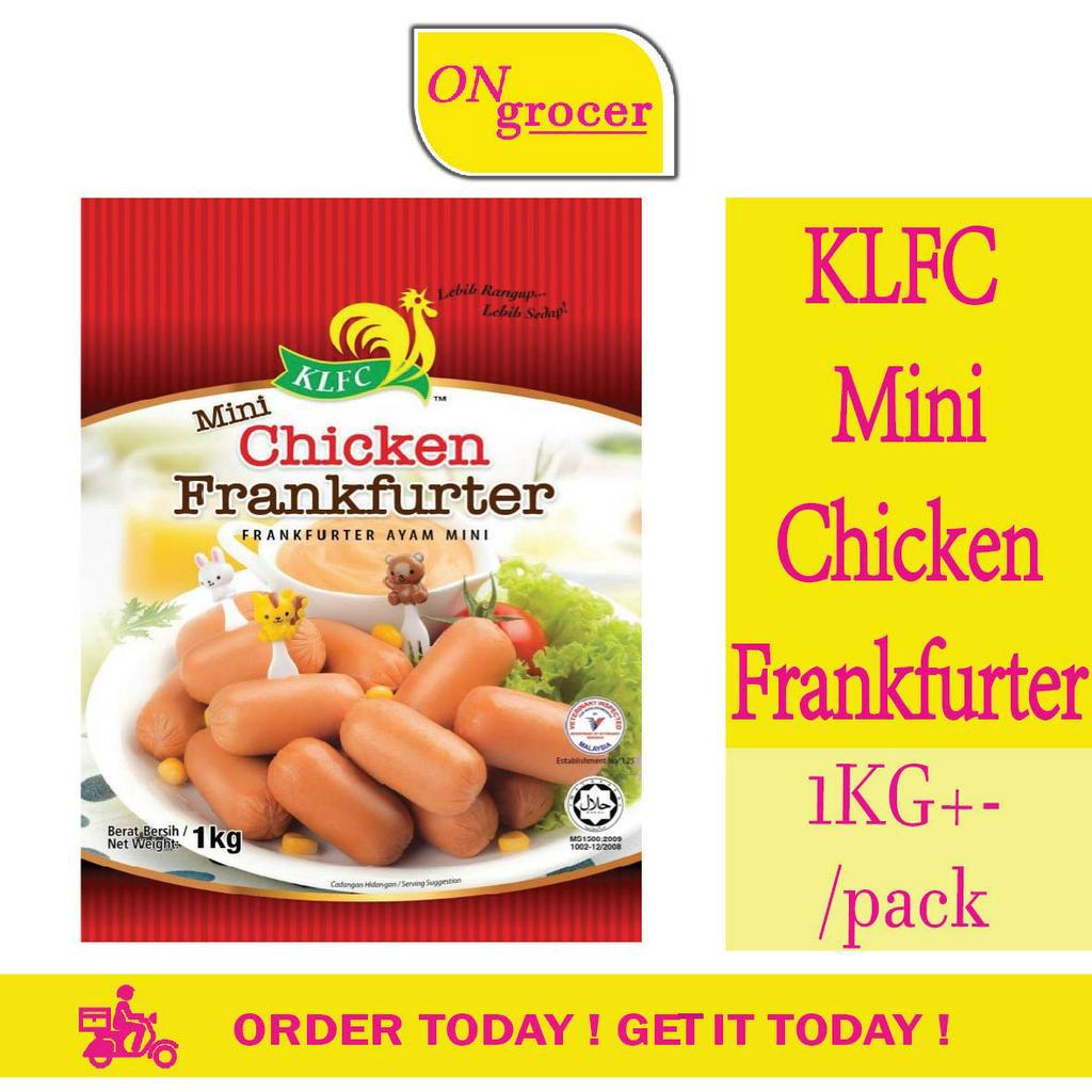 A0141 - KLFC Mini Chicken Frankfurter 1KG | Shopee Malaysia