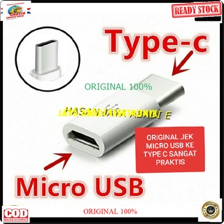 Original JACK MICRO USB To TYPE C Connector JEK ADAPTER CASAN EXTENSION ...