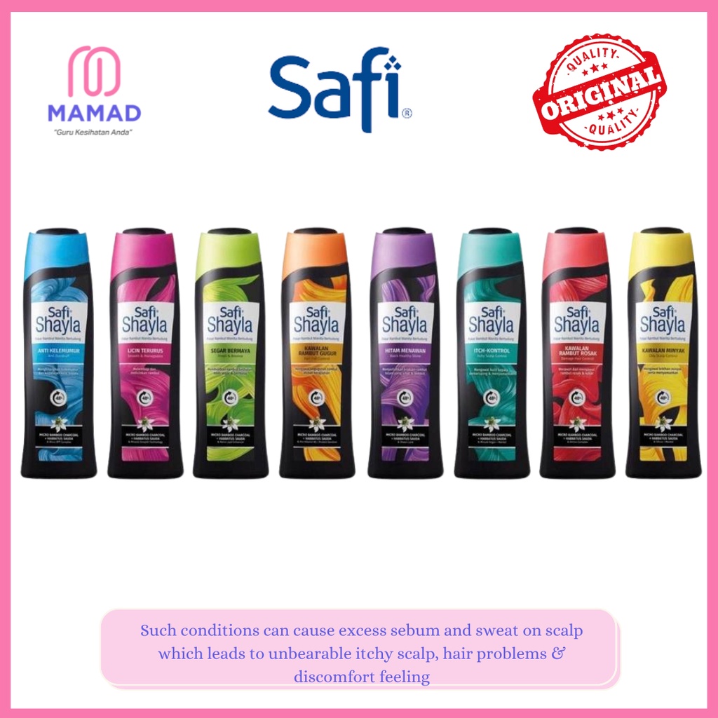 SAFI SHAYLA SHAMPOO HIJAB HAIRCARE EXPERT (320ML) | Shopee Malaysia
