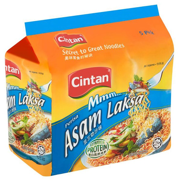 Cintan Instant Noodles - Asam Laksa (5 x 76g) | Shopee Malaysia