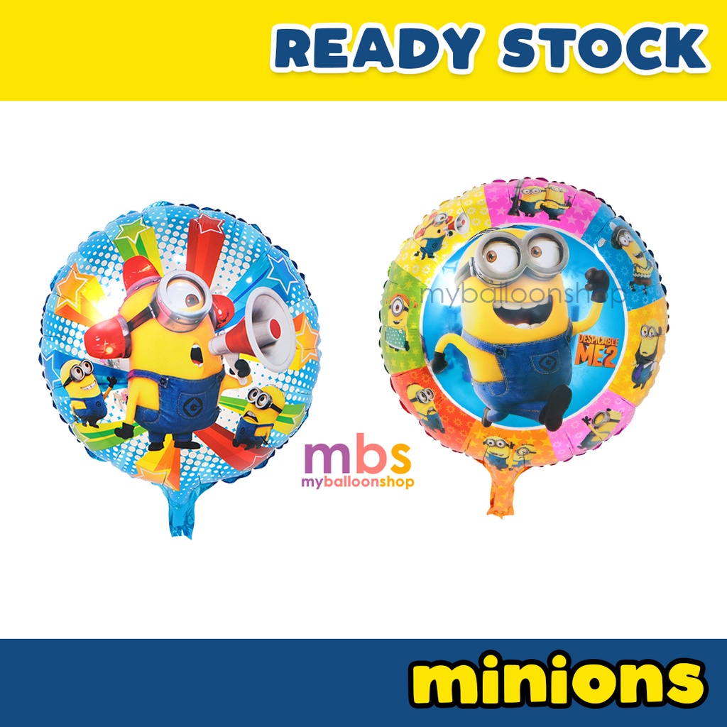 Minions Balloons 18inch Toy Minions Balloon Children Cartoon Foil ...