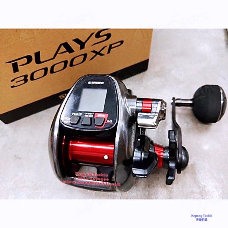 18 Shimano Plays 3000XP Dendomaru Electric reel with One Year Warranty & Free Fift | Shopee Malaysia