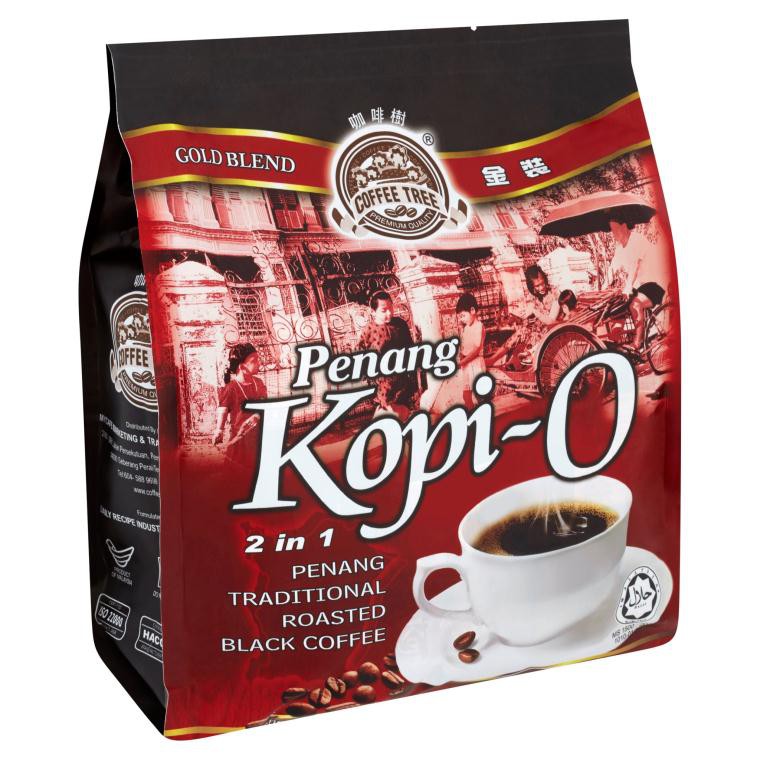 Coffee Tree Penang Kopi 'O' Gold Blend 2 in 1 (30g x 20's) | Shopee ...