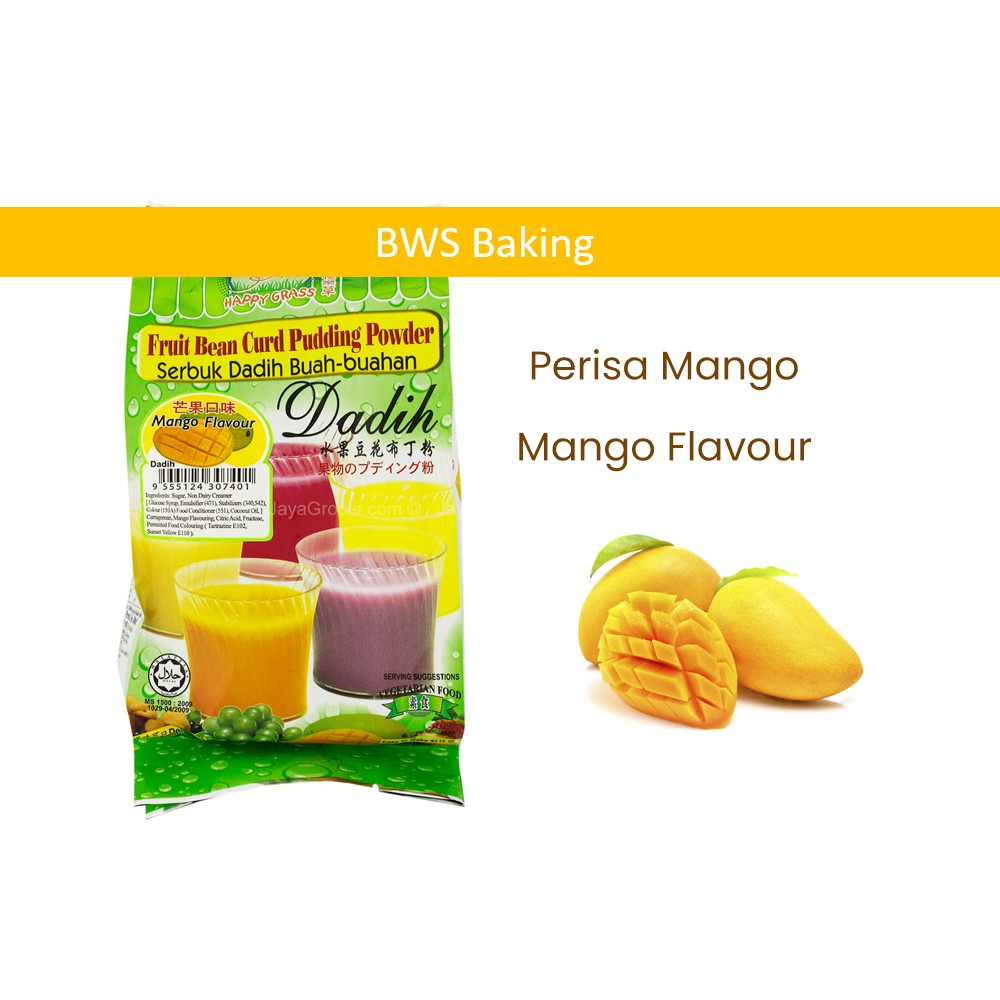 Happy Grass Fruit Bean Curd Pudding Powder / Serbuk Dadih (Mango ...