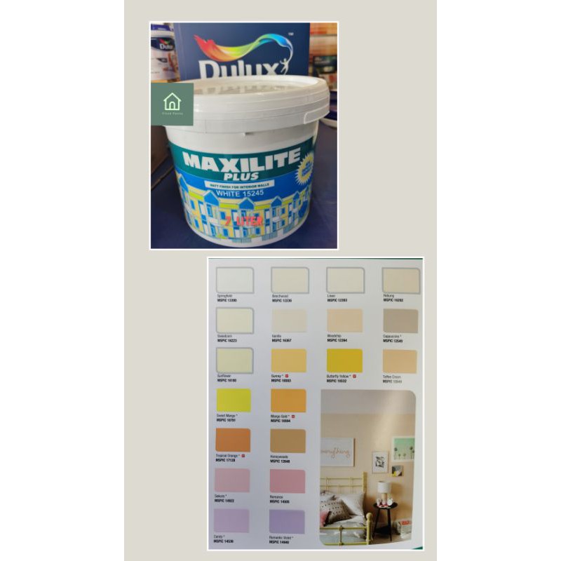 Dulux Maxilite Plus Emulsion Paint (Cat Dalam & Ceiling) | Shopee Malaysia