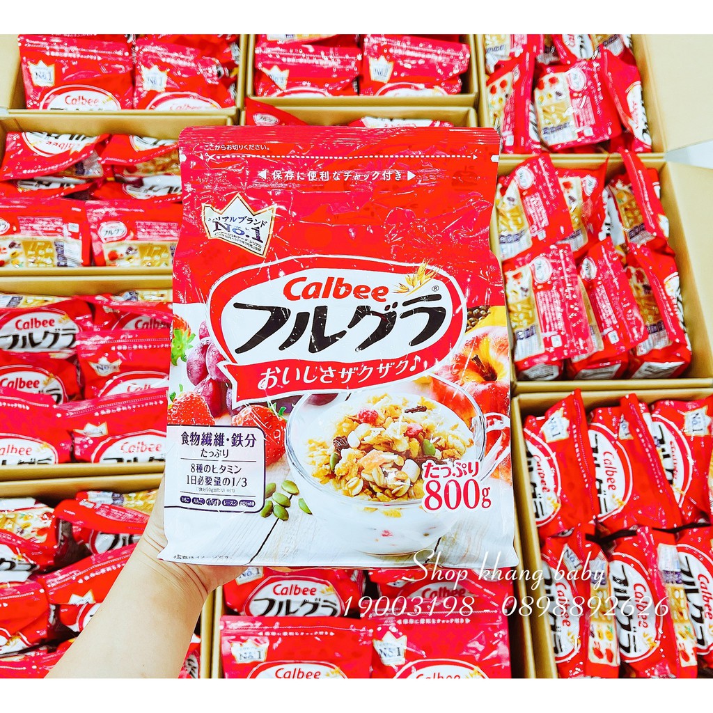 Calbee Cereals, Calbee Fruit Cereals 800gr Japan | Shopee Malaysia