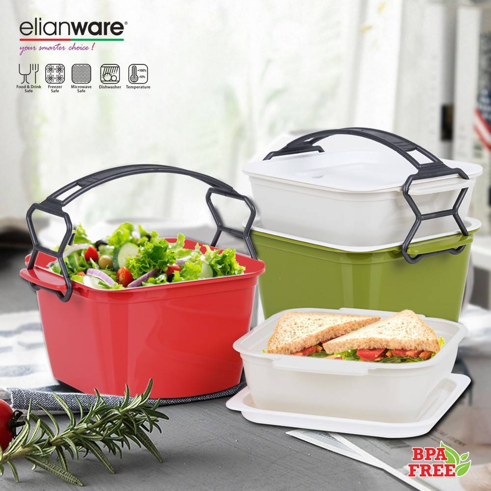 SET BEKAS MAKANAN ELIANWARE LUNCH BOX SET BEKAS SIMPAN MAKANAN BEKAS ...