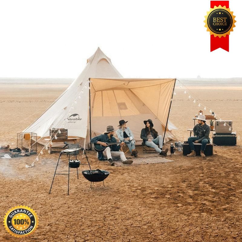 NATUREHIKE Brighten 20 Pyramid Glamping Tent Big Size Camping Khemah ...