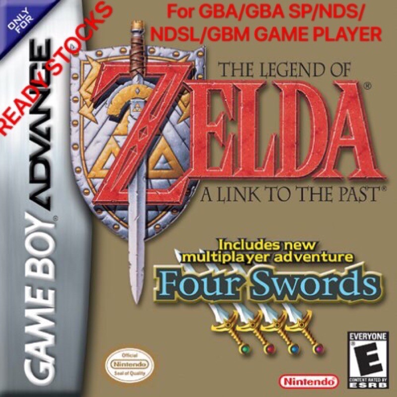 NEW ZELDA GAMEBOY ADVANCE CARTRIDGE GAME CARD FOR GBA/GBA SP/GBM/NDSL ...