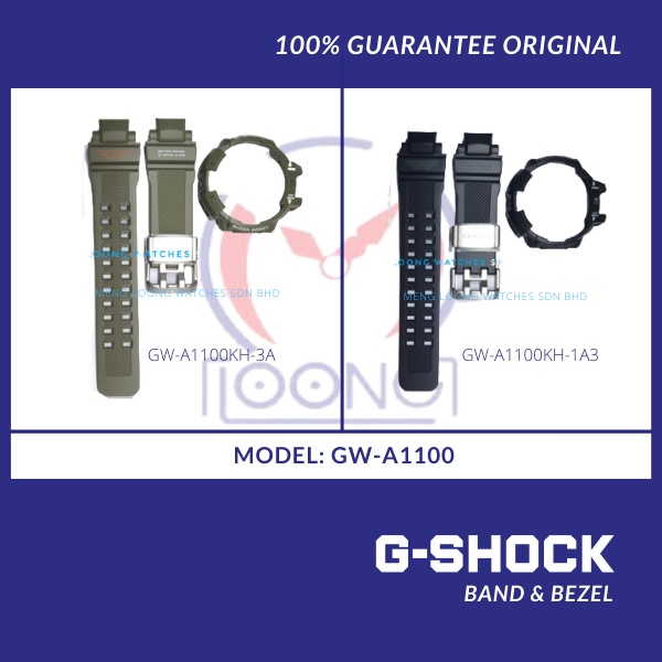[ORIGINAL] G-SHOCK GW-A1100 GWA1100 Gravity Master BAND AND BEZEL "bnb ...