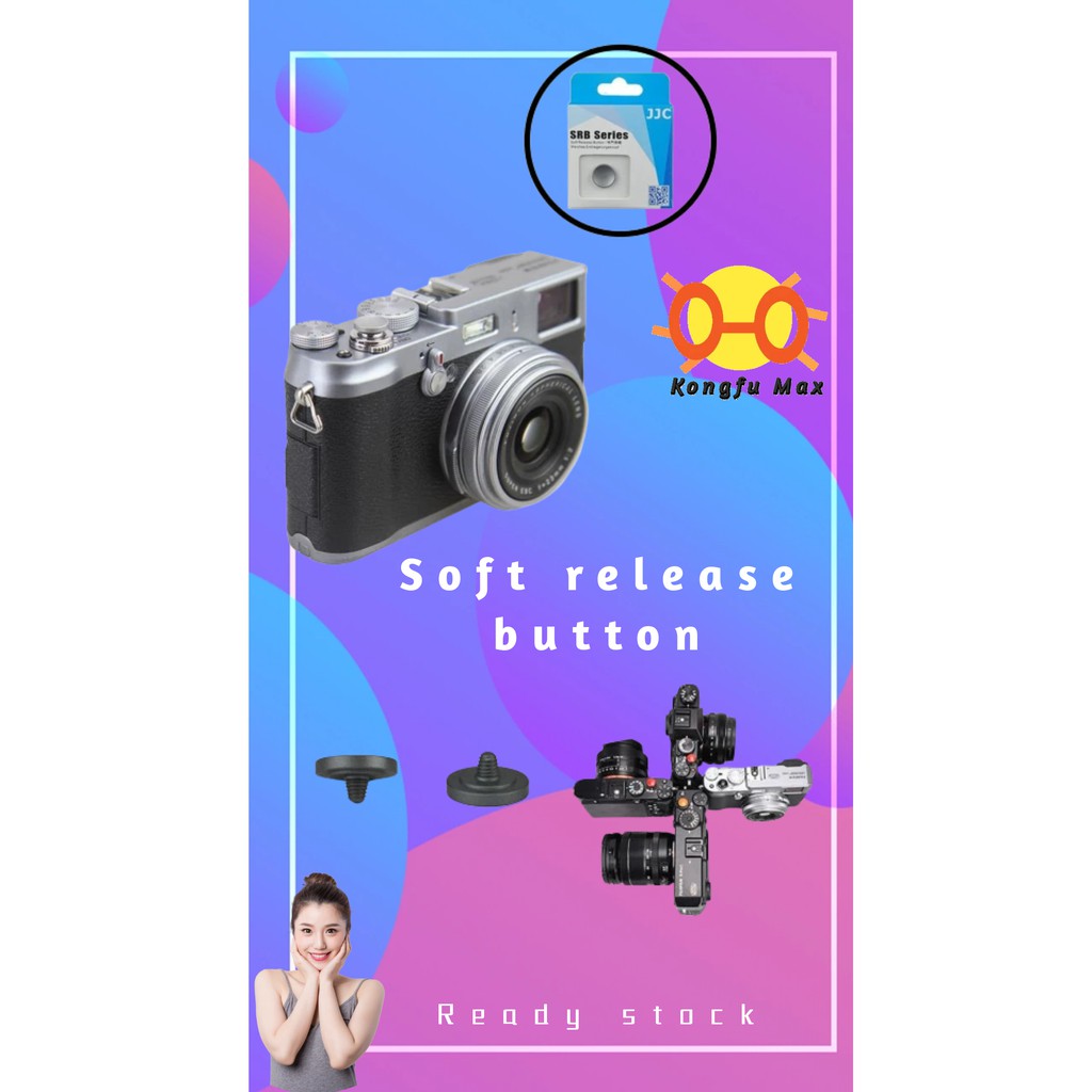 JJC SRB-C11GR Gray Metal Soft Button for Sony Leica Fujifilm XE-1 | Shopee Malaysia