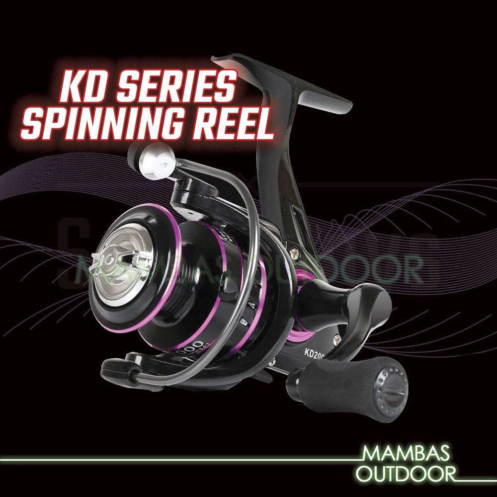 KD Spinning Reel 1000-6000 Fishing Mesin Kekili Pancing Metal Spool ...