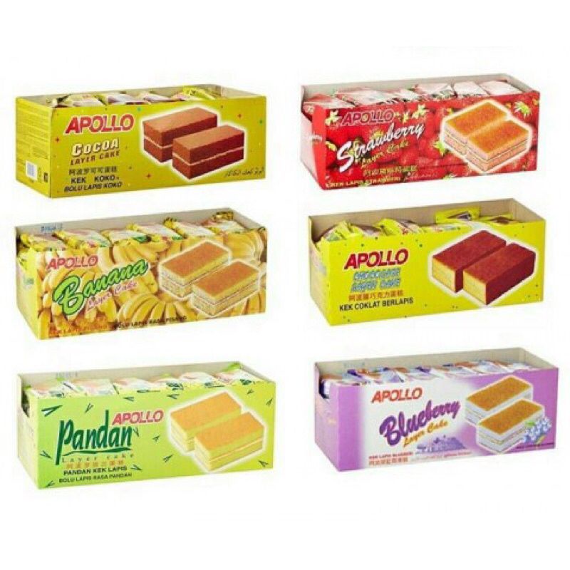 ( Ready Stock ) Appollo Cake 18g x 24pack | Shopee Malaysia