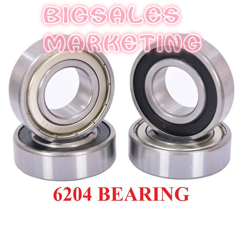 6204 2RS Bearing Sealed Ball Bearings | Shopee Malaysia