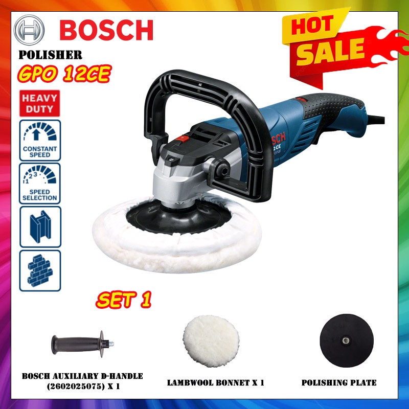 BOSCH GPO 12 CE PROFESSIONAL POLISHER GPO12CE ( 06013890L0 ) | Shopee ...