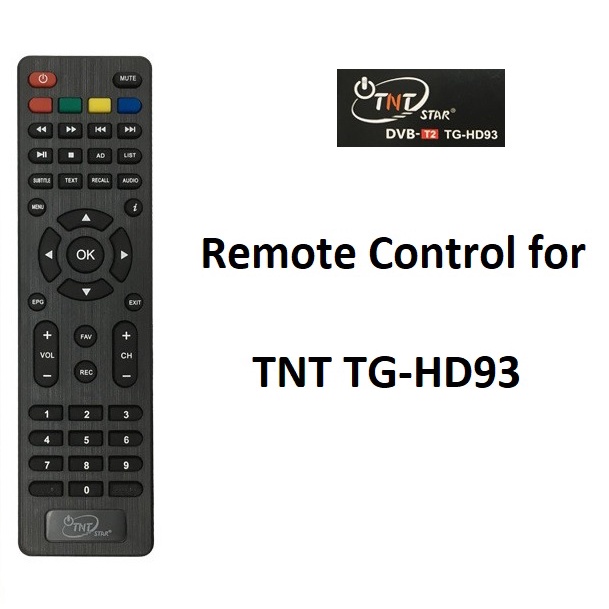 Remote Control TNT Star TG-HD93 | Shopee Malaysia