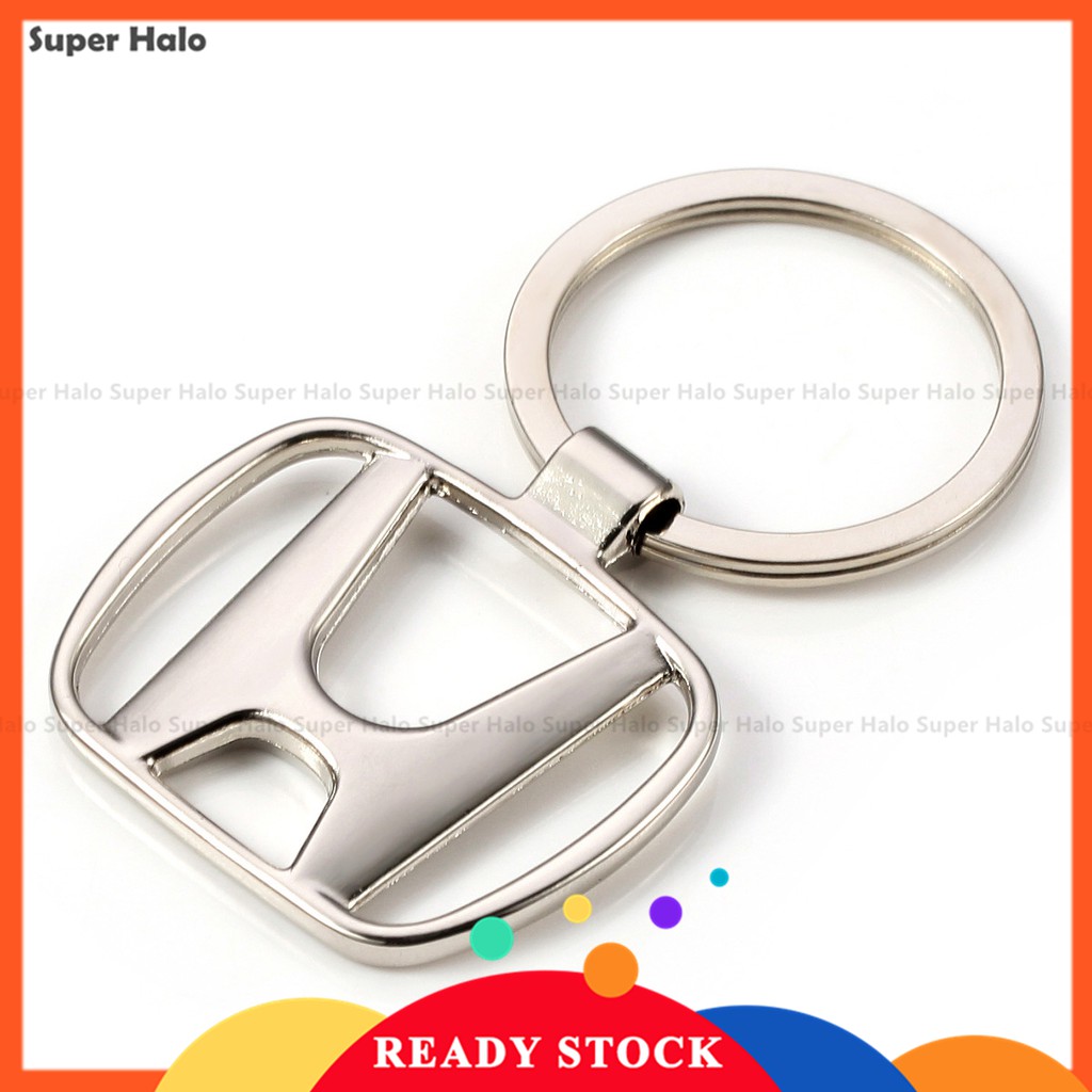 Stainless Steel Metal Honda Car Logo Keychain 3D Key Chain | Shopee ...