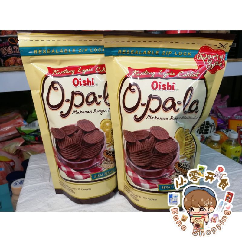 [Halal]Oishi Opala Chocolate Potato Chips 网红巧克力薯片100g | Shopee Malaysia